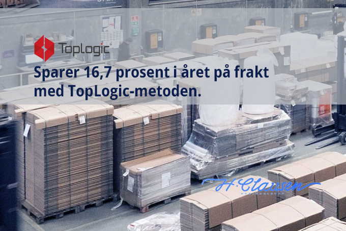 Sparer 16,7 prosent i året på frakt med TopLogic-metoden. - Toplogic AS